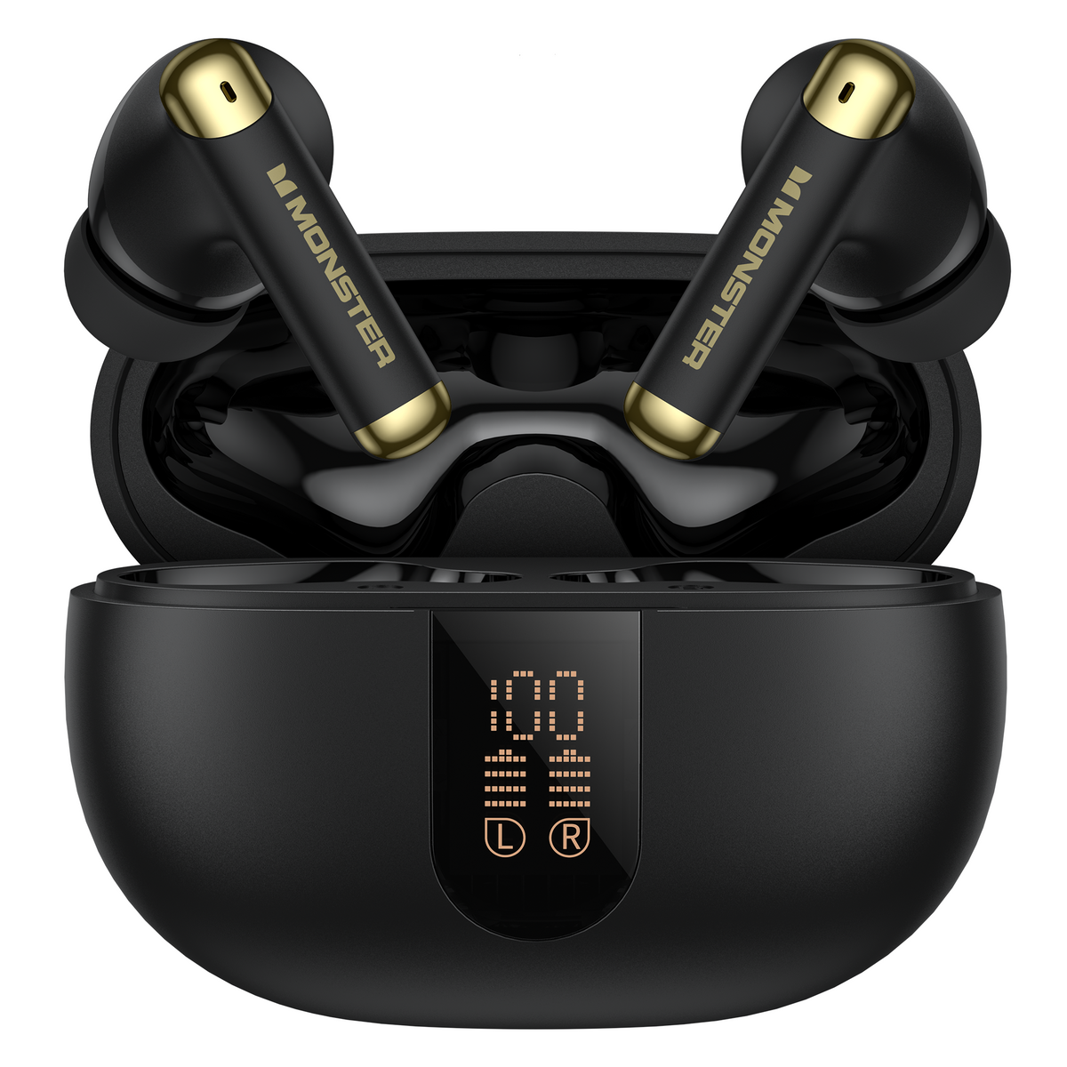 Monster N-Lite 211, Monster Wireless Earbuds, Bluetooth 6.0 Stereo Hea ...