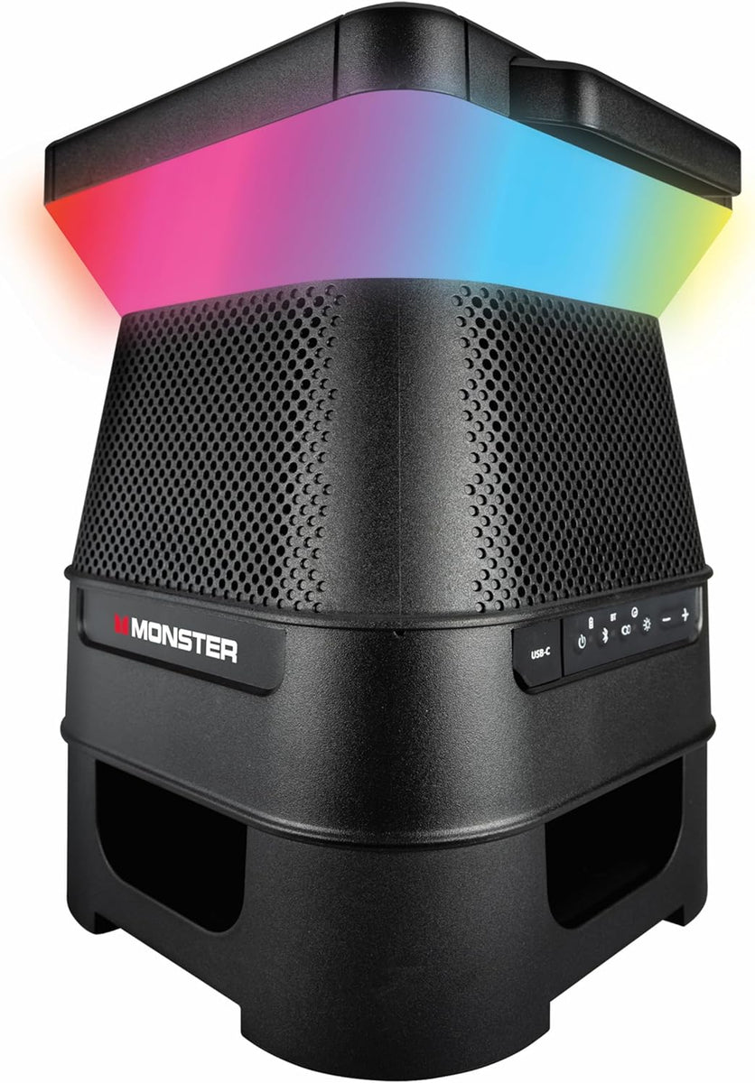 Monster Solar X Outdoor Wireless Solar Powered Bluetooth 30W Bass Spea ...